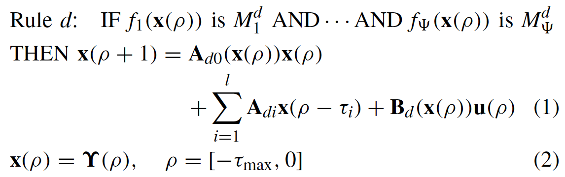 Fuzzy System Modelling and Control – RPCS